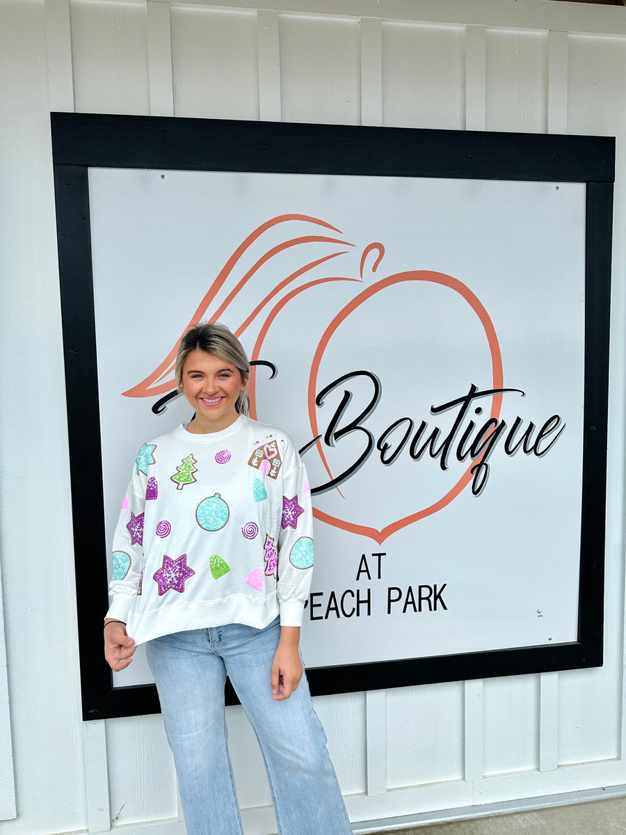 Millie Gingerbread Sweatshirt – The Boutique at Peach Park
